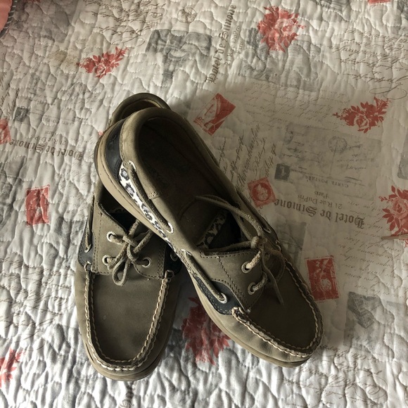Sperry | Shoes | Sperry Grey Cheetah Print | Poshmark